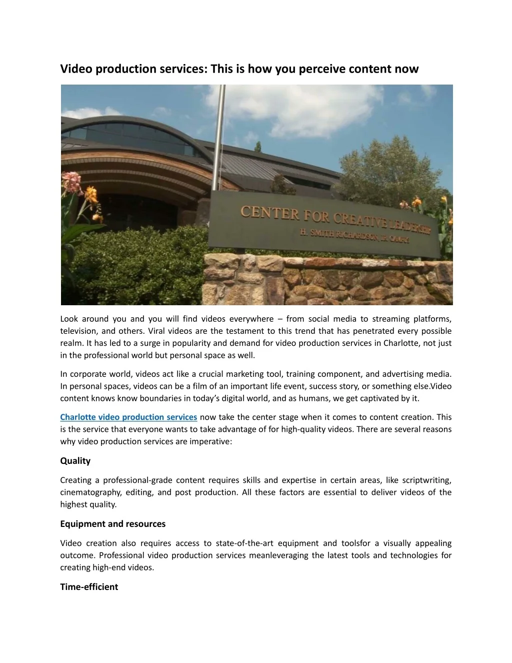 PPT - Apex Video Productions: Top-Notch Video Production Services in ...
