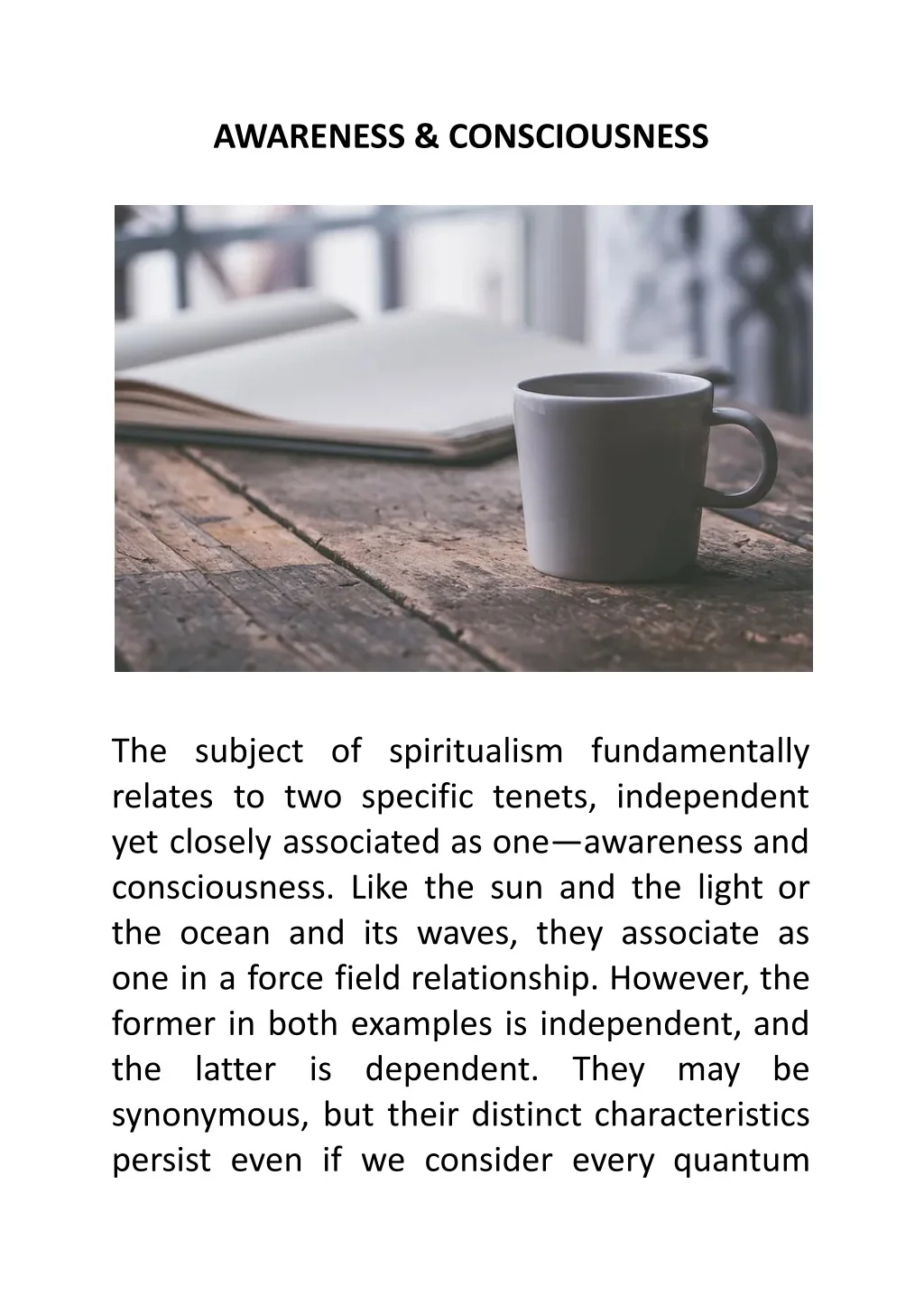 PPT - AWARENESS & CONSCIOUSNESS PowerPoint Presentation, free download ...