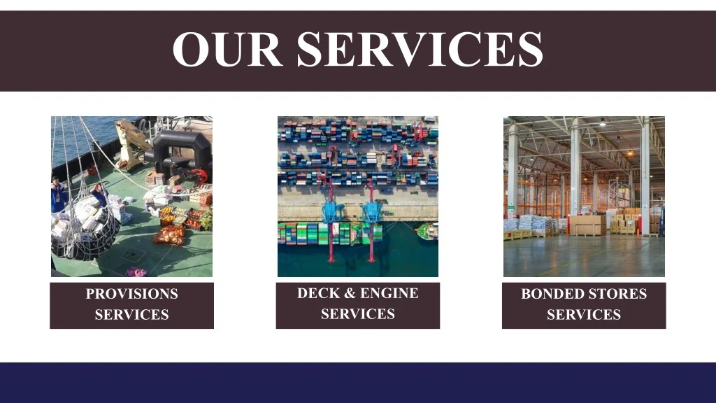 PPT - The Role of Ship Chandling Services in Maritime Operations Ship ...