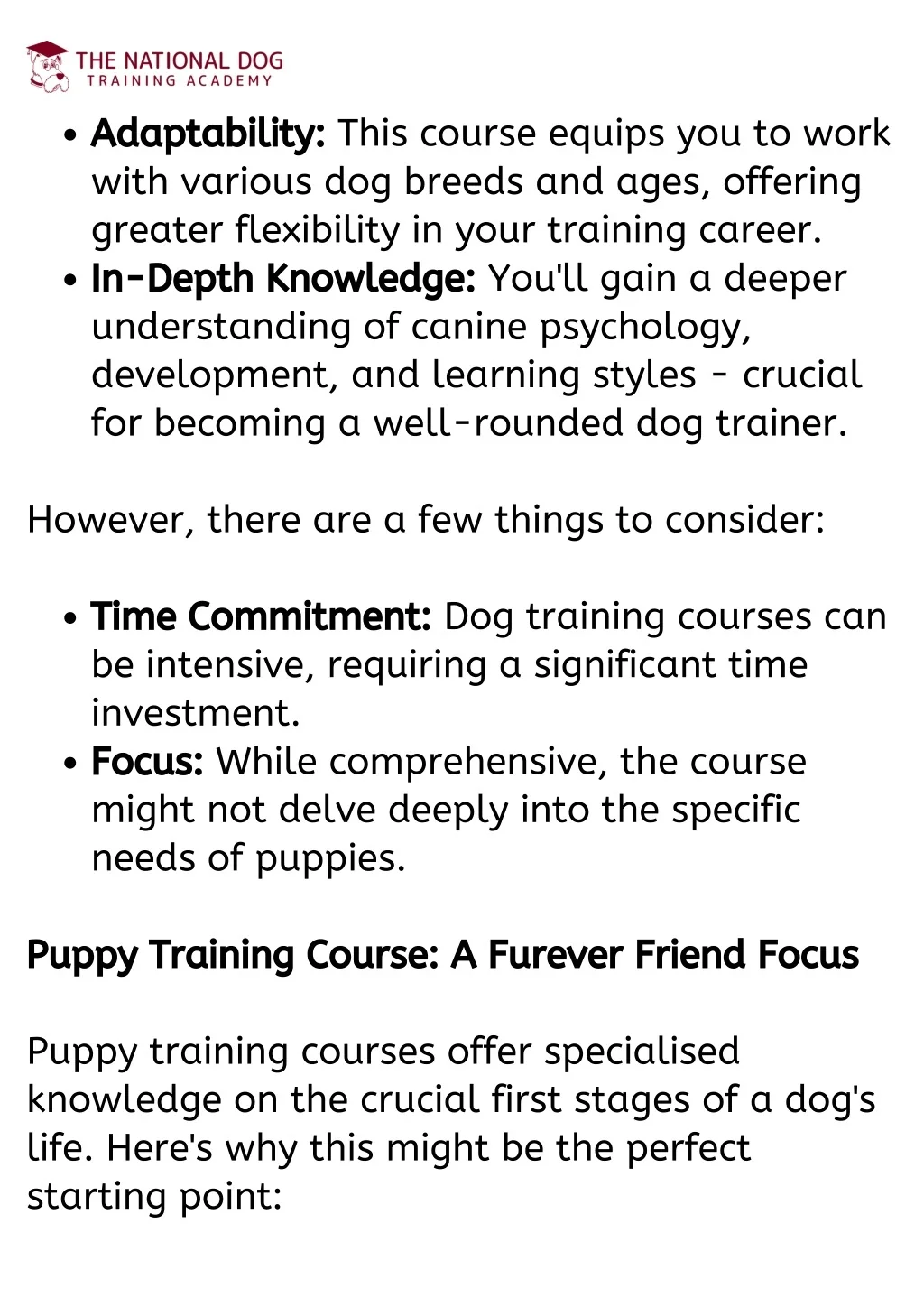 PPT - Easy Steps to Follow to Become a Dog Trainer by NDTA PowerPoint ...