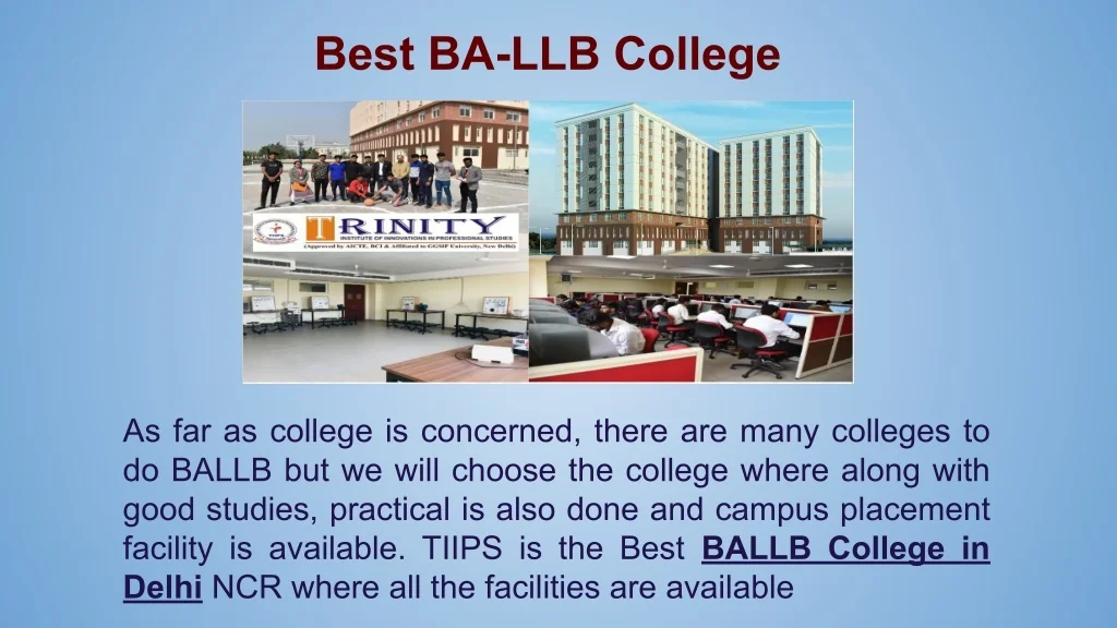 PPT - Best BA-LLB College in Delhi NCR PowerPoint Presentation, free ...