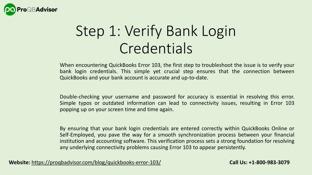 PPT - Troubleshooting QuickBooks Error 103 PowerPoint Presentation ...