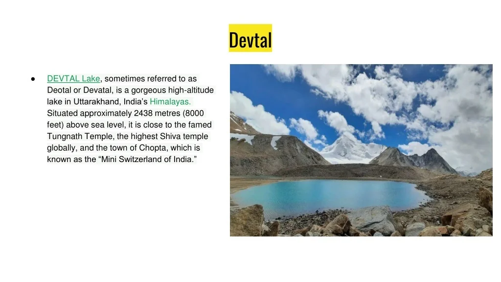 PPT - places to visit Uttarakhand PowerPoint Presentation, free ...