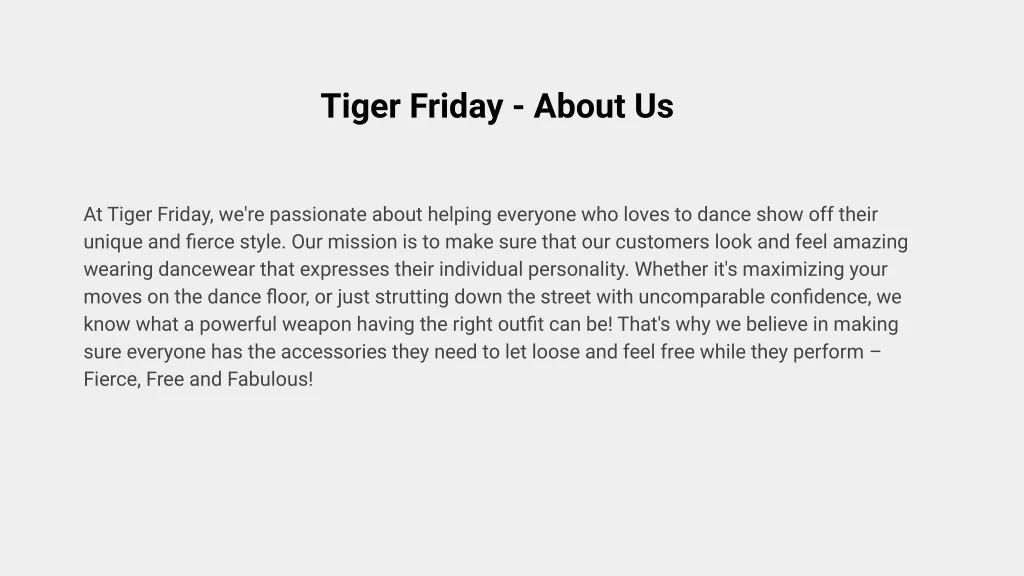 PPT - Shop Premium Dance Tops Online - Tiger Friday PowerPoint ...