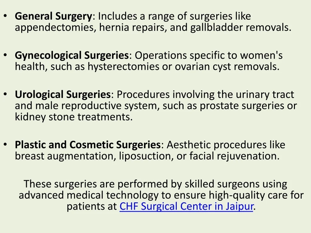 PPT - CHF Surgical center PowerPoint Presentation, free download - ID ...