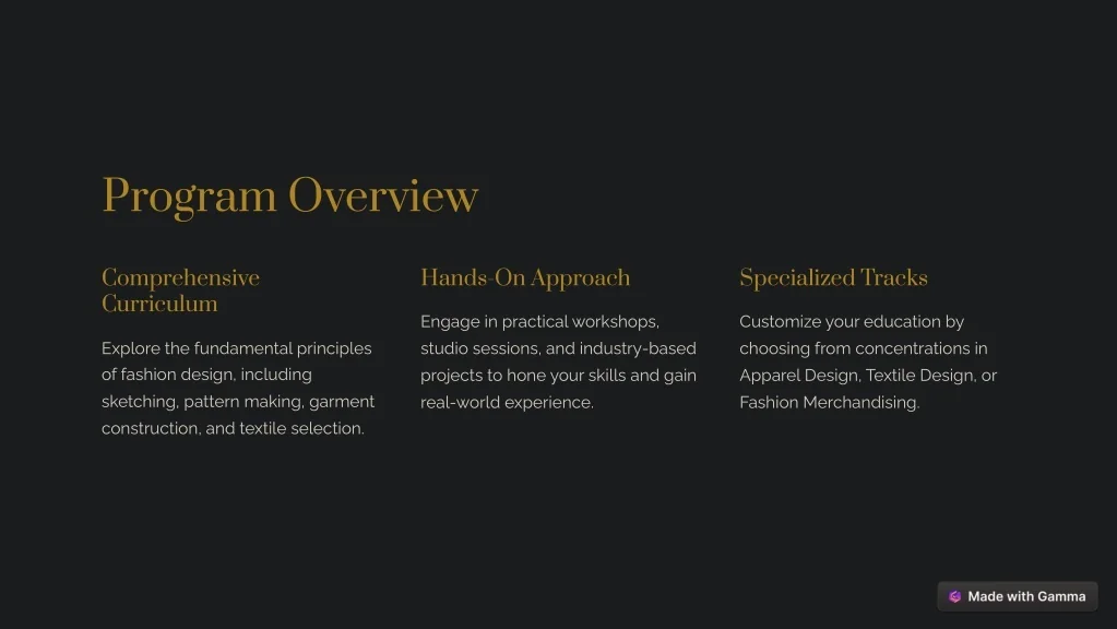 PPT - Bachelor in Fashion Designing from Wisdom College for Creativity ...