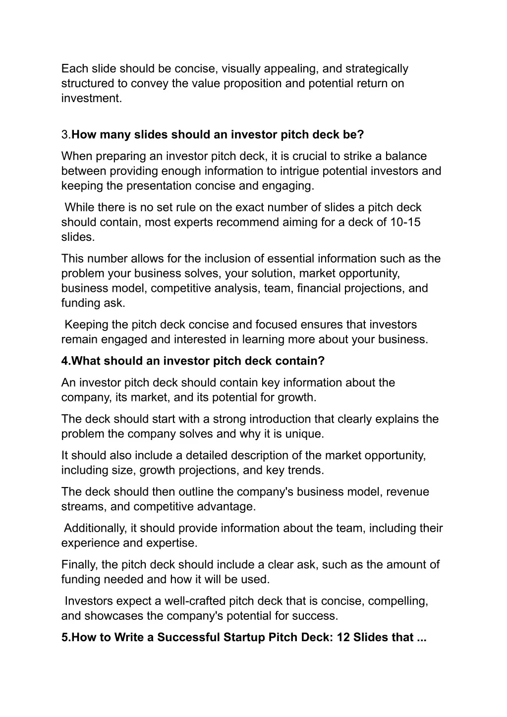 PPT - The Ultimate Guide to Investor Pitch Decks: 12 Crucial Slides for ...