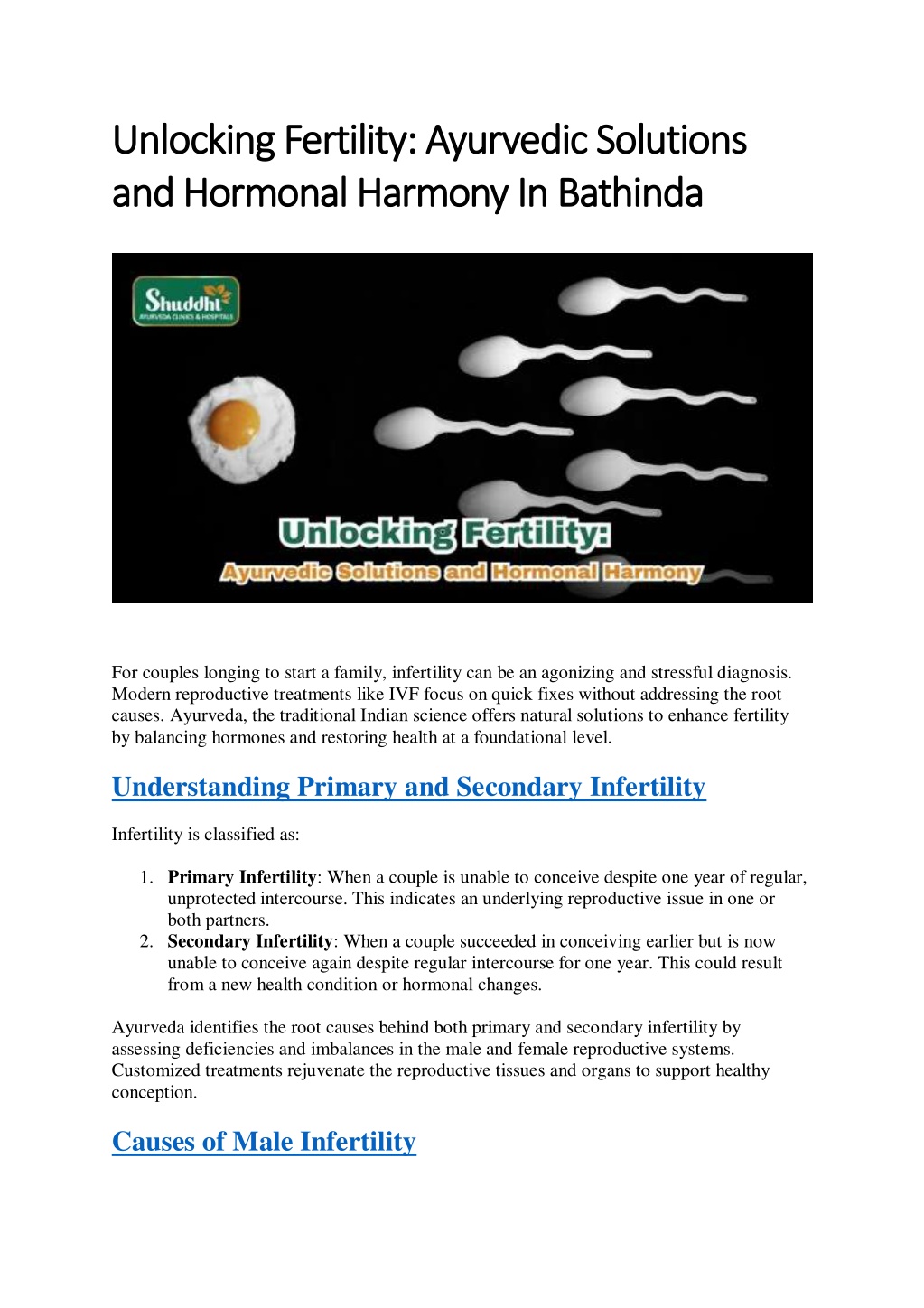Ppt Fertility Treatment In Bathinda Powerpoint Presentation Free