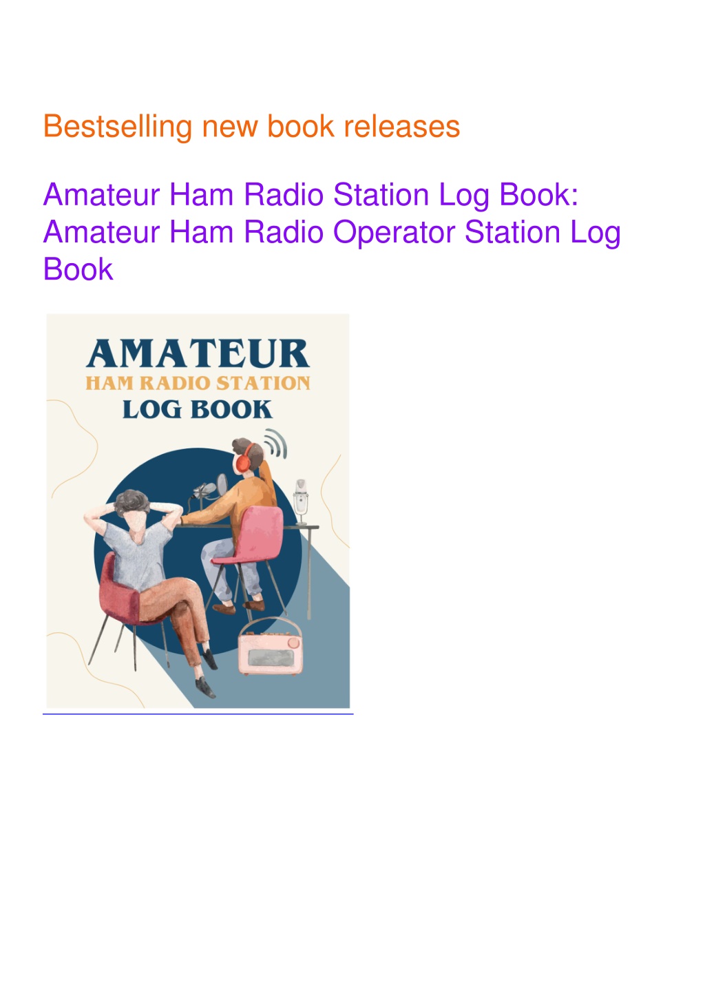 Ppt Read Amateur Ham Radio Station Log Book Amateur Ham Radio