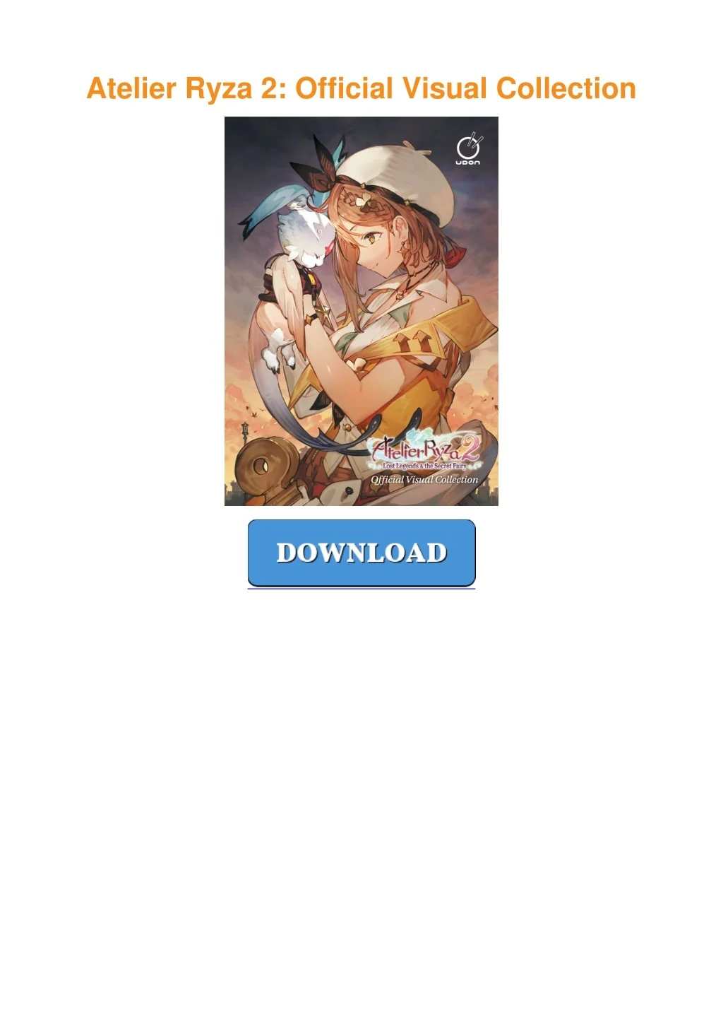 PPT - read Atelier Ryza 2: Official Visual Collection PowerPoint ...