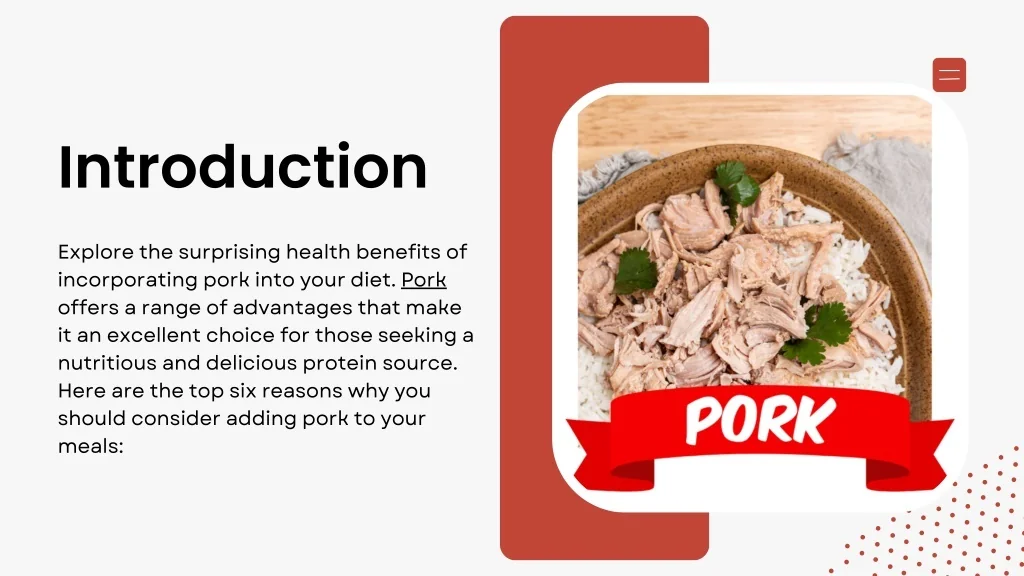 PPT - Health Benefits of Eating Pork You Should Know PowerPoint ...