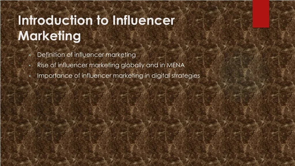PPT - Harnessing the Power of Influencer Marketing in the MENA Region ...