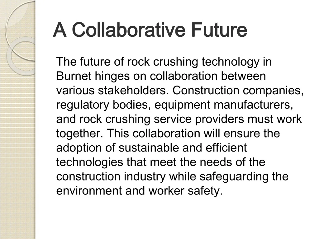 PPT - The Future of Rock Crushing Technology in Burnet, Texas ...