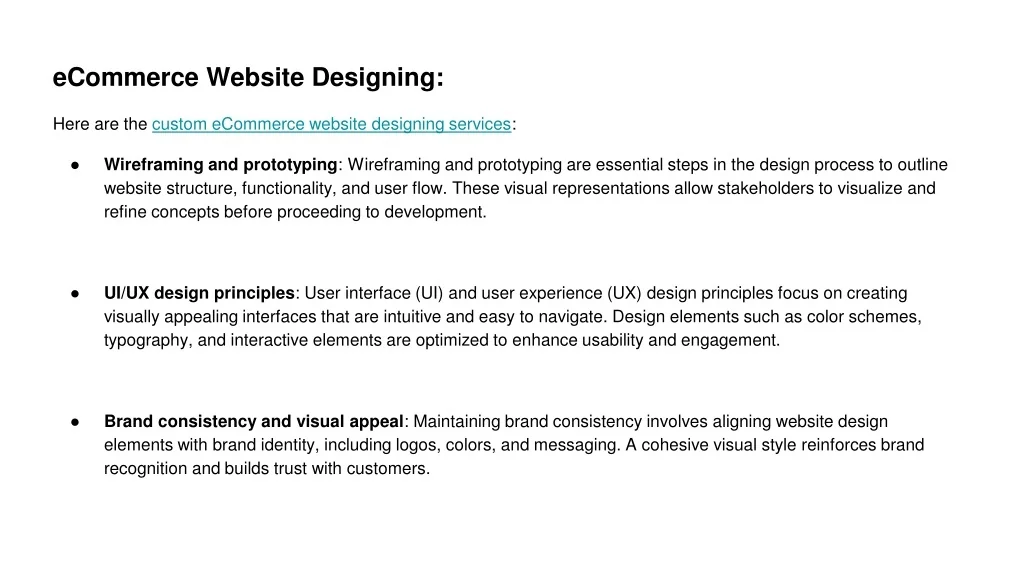 PPT - Building Effective eCommerce Websites : From Design to ...