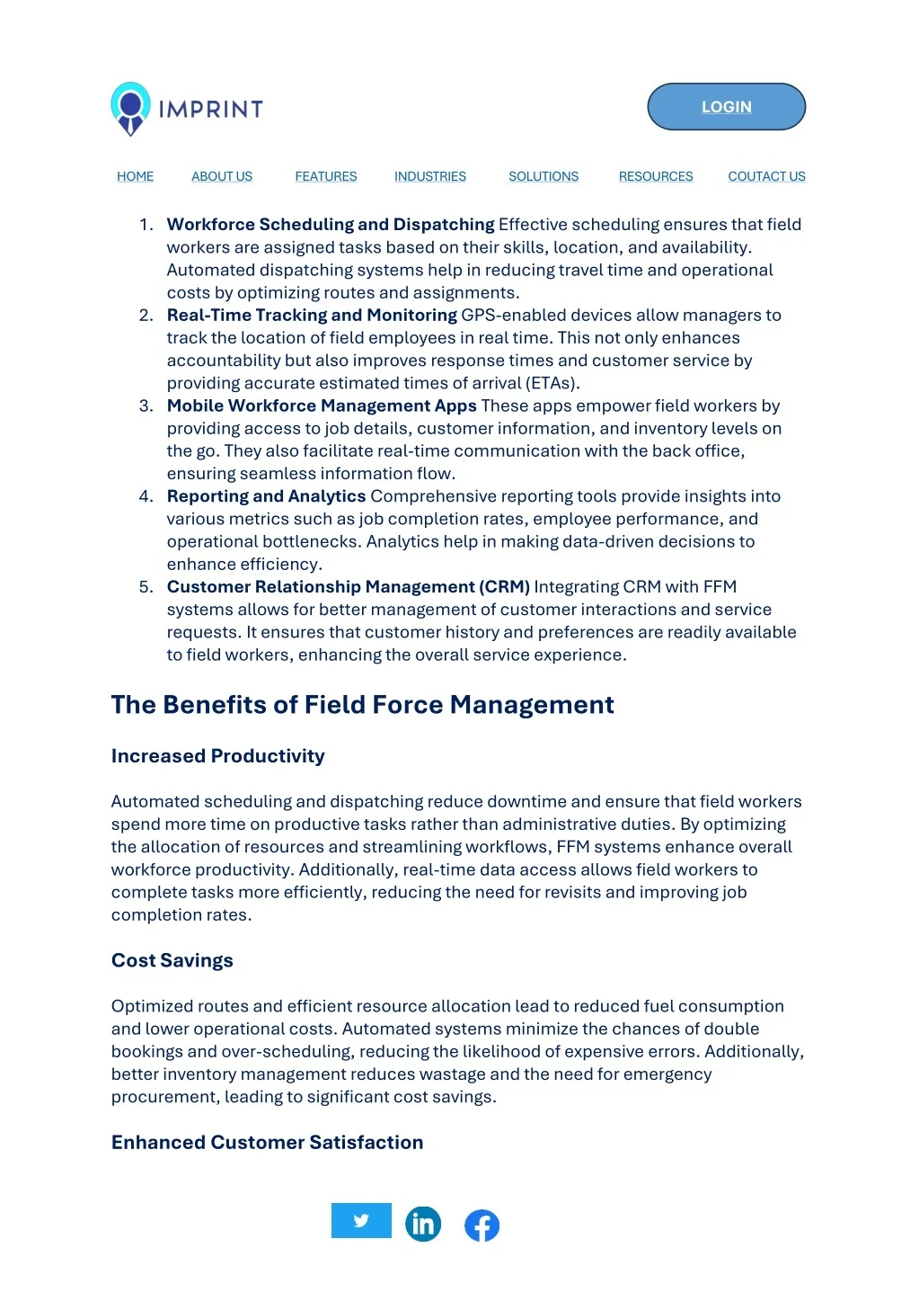 PPT - Field Force Management Solution Efficiency in the Modern ...