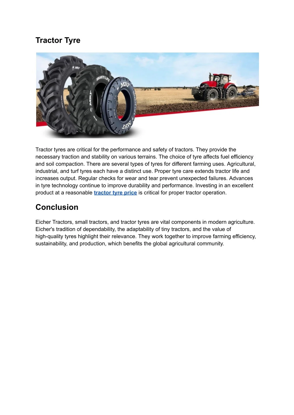 PPT - Essential Agricultural Machinery_ Eicher Tractors, Small Tractors ...