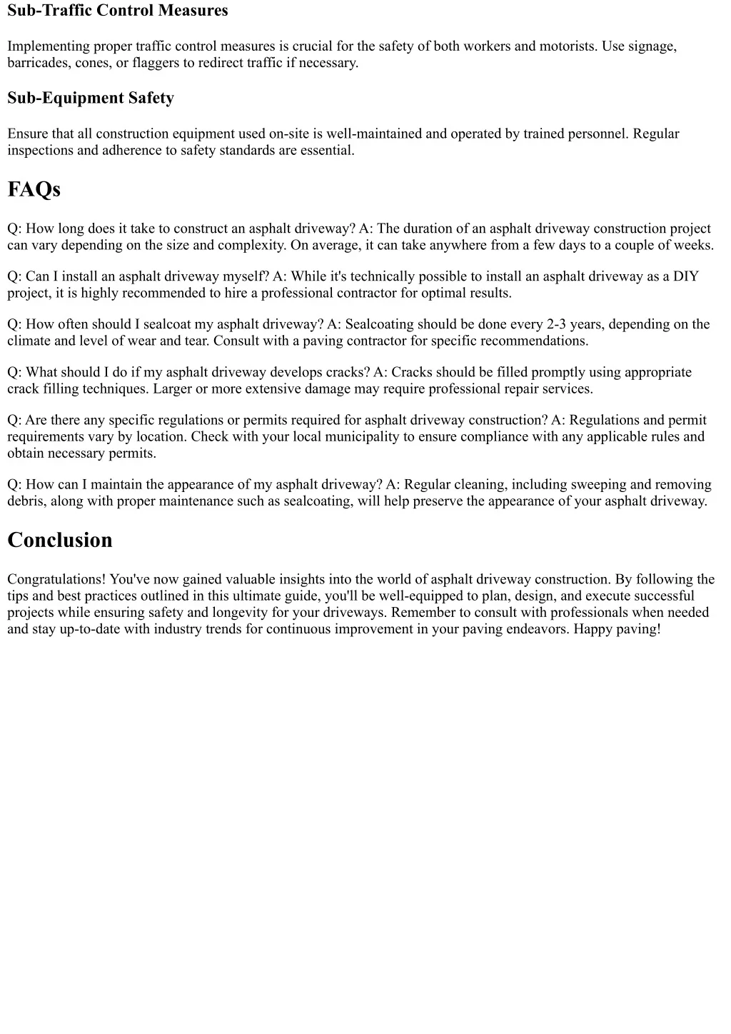 PPT - The Ultimate Guide to Asphalt Driveway Construction: Tips and ...