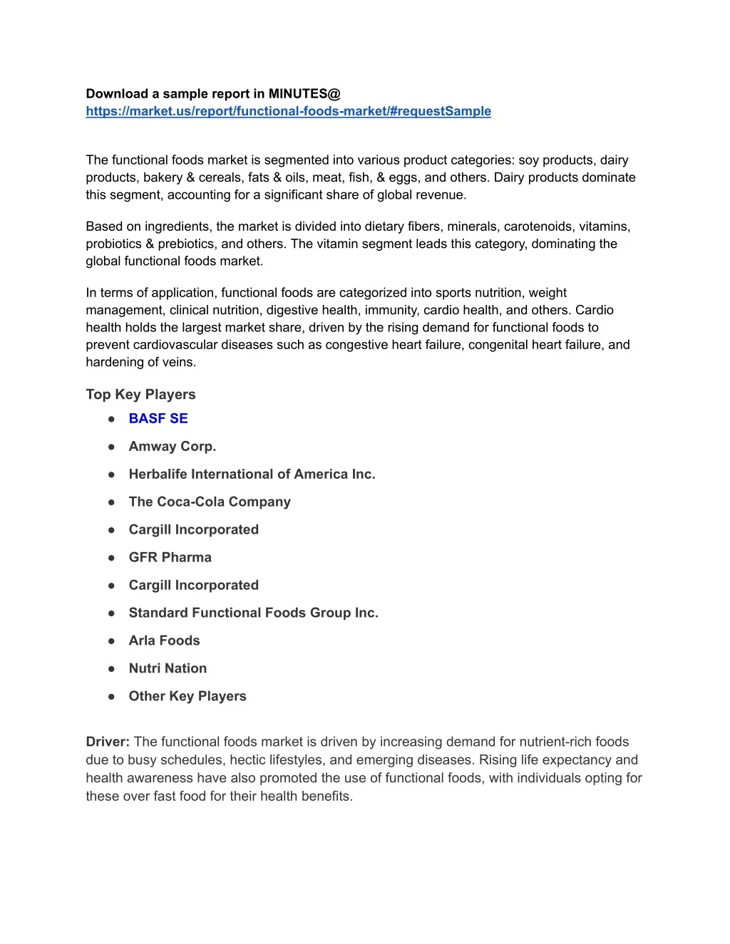 PPT - Vitamin-Enriched Foods Dominate Global Functional Foods Market ...