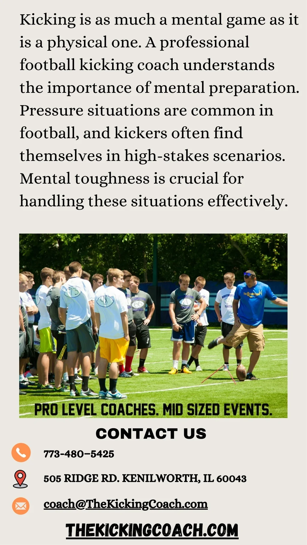 PPT - Expert Professional Football Kicking Coach Services The Kicking ...