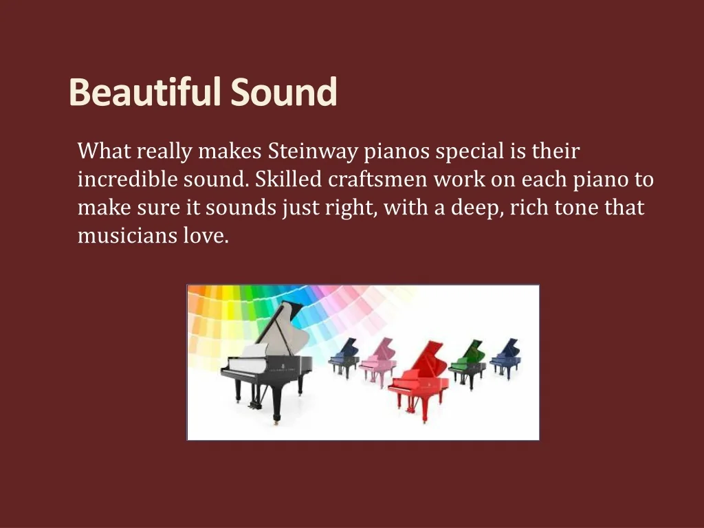 PPT - What Makes Steinway Pianos So Special PowerPoint Presentation ...