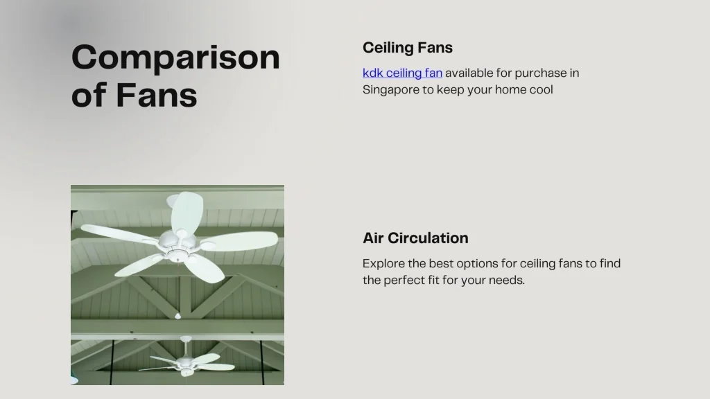 PPT - Innovative Ceiling Fans in Singapore PowerPoint Presentation ...