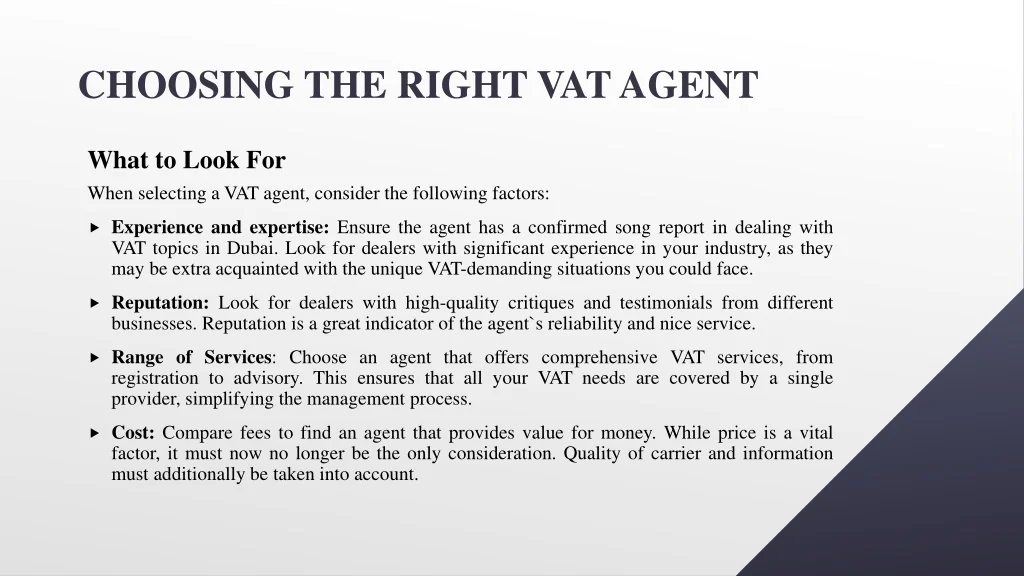 PPT - Why Hiring VAT Agents in Dubai is Crucial for Your Business PowerPoint Presentation - ID ...