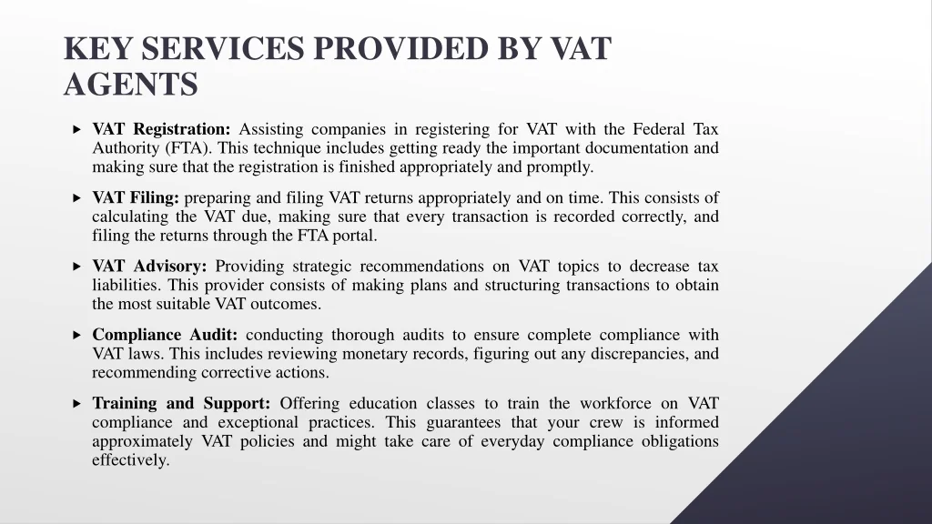 PPT - Why Hiring VAT Agents in Dubai is Crucial for Your Business PowerPoint Presentation - ID ...