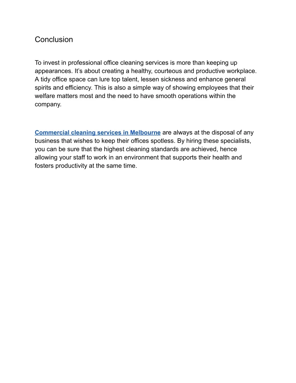 PPT - Powerful Points A Professional Office Cleaning Brings Your ...