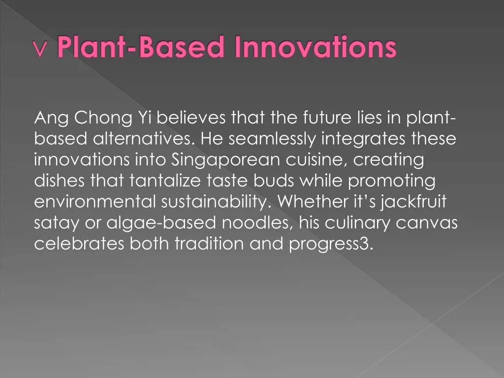 PPT - Ang Chong Yi: Orchestrating Sustainable, Future-Ready Foods in ...