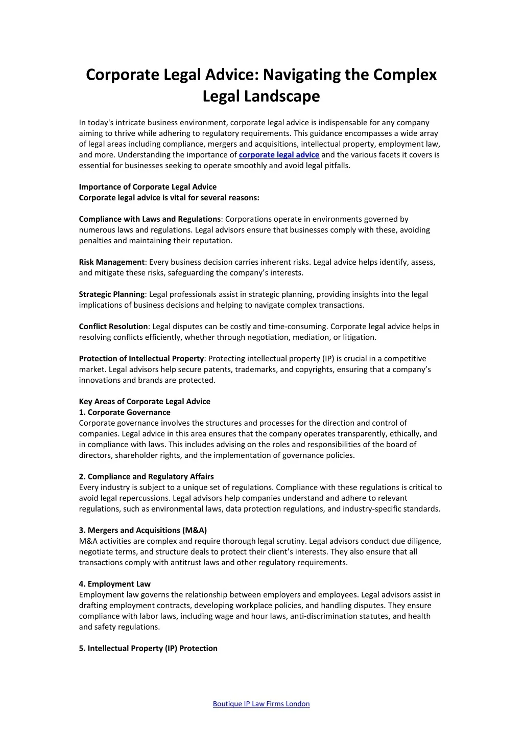 PPT - Corporate Legal Advice PowerPoint Presentation, free download ...