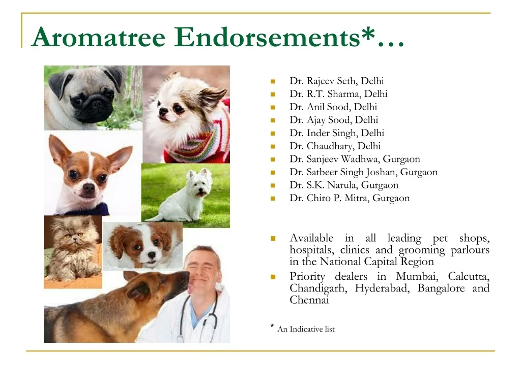 PPT - Aromatree Pet & Air Freshening Solutions for Pet homes PPT - 28.6 ...