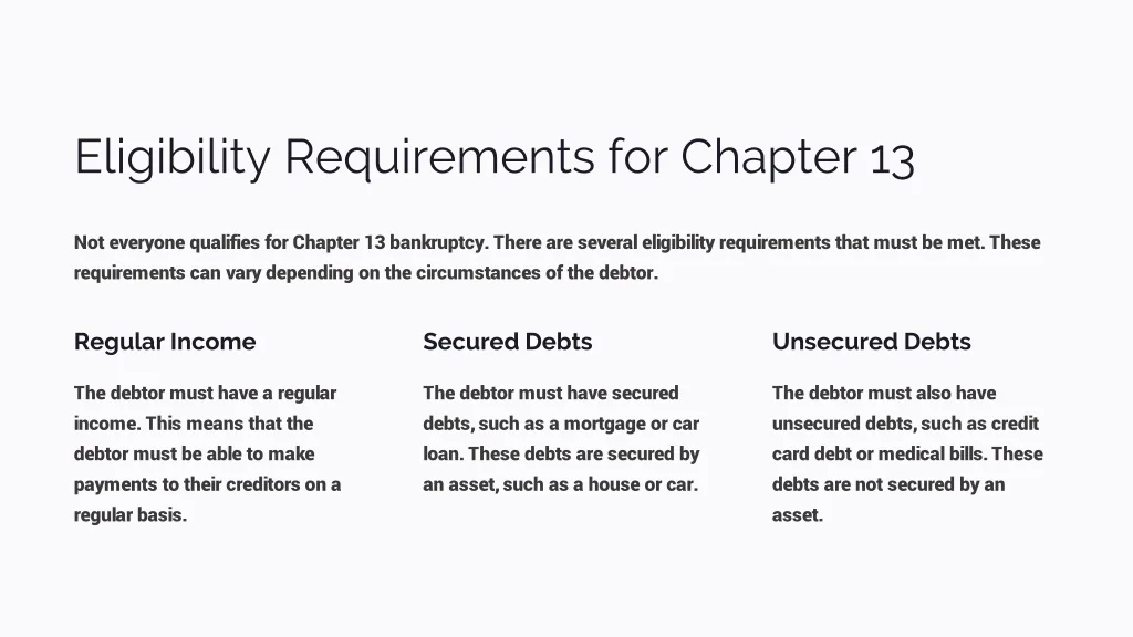 PPT - Bankruptcy Chapter 13 in Houston Texas by John Mark Cavitt ...