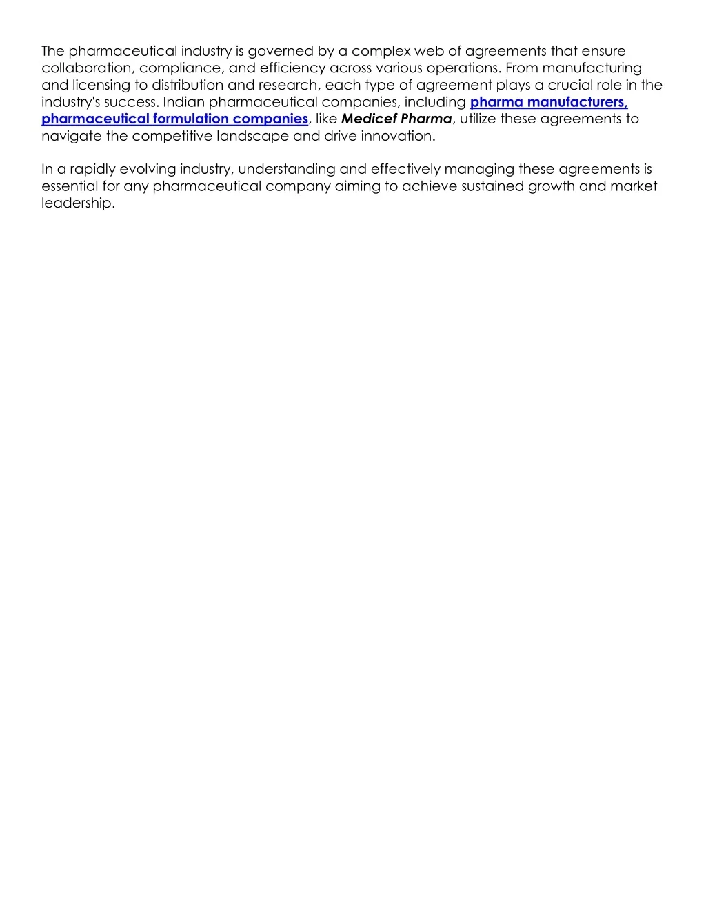 PPT - Types of Agreements in the Pharmaceutical Industry PowerPoint ...
