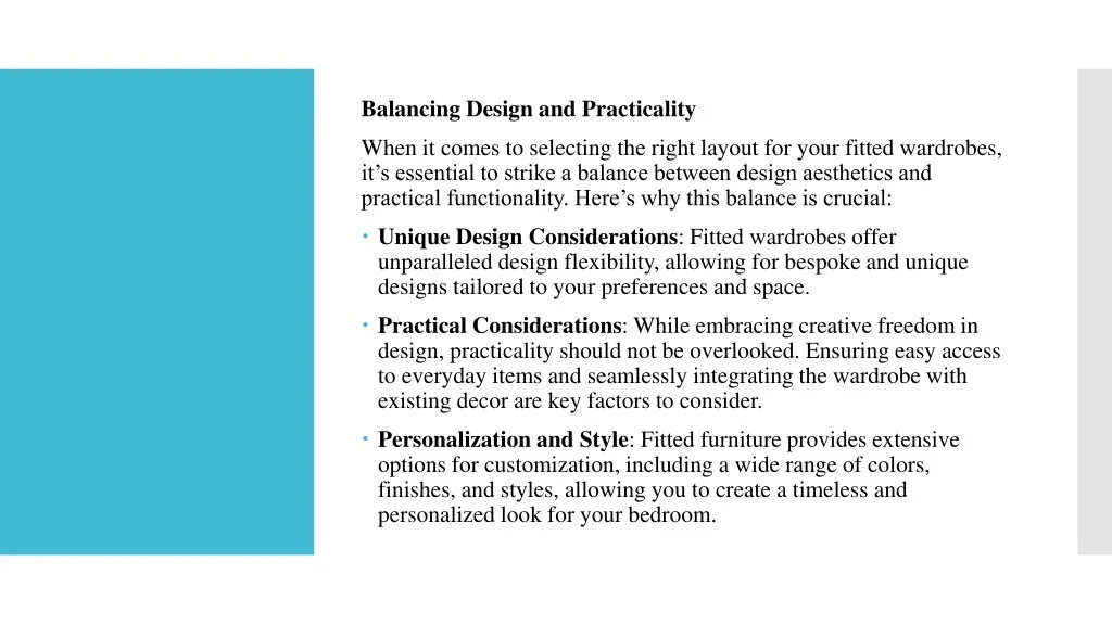 PPT - Finding Your Perfect Fit: Fitted Bedroom Furniture in London’s ...