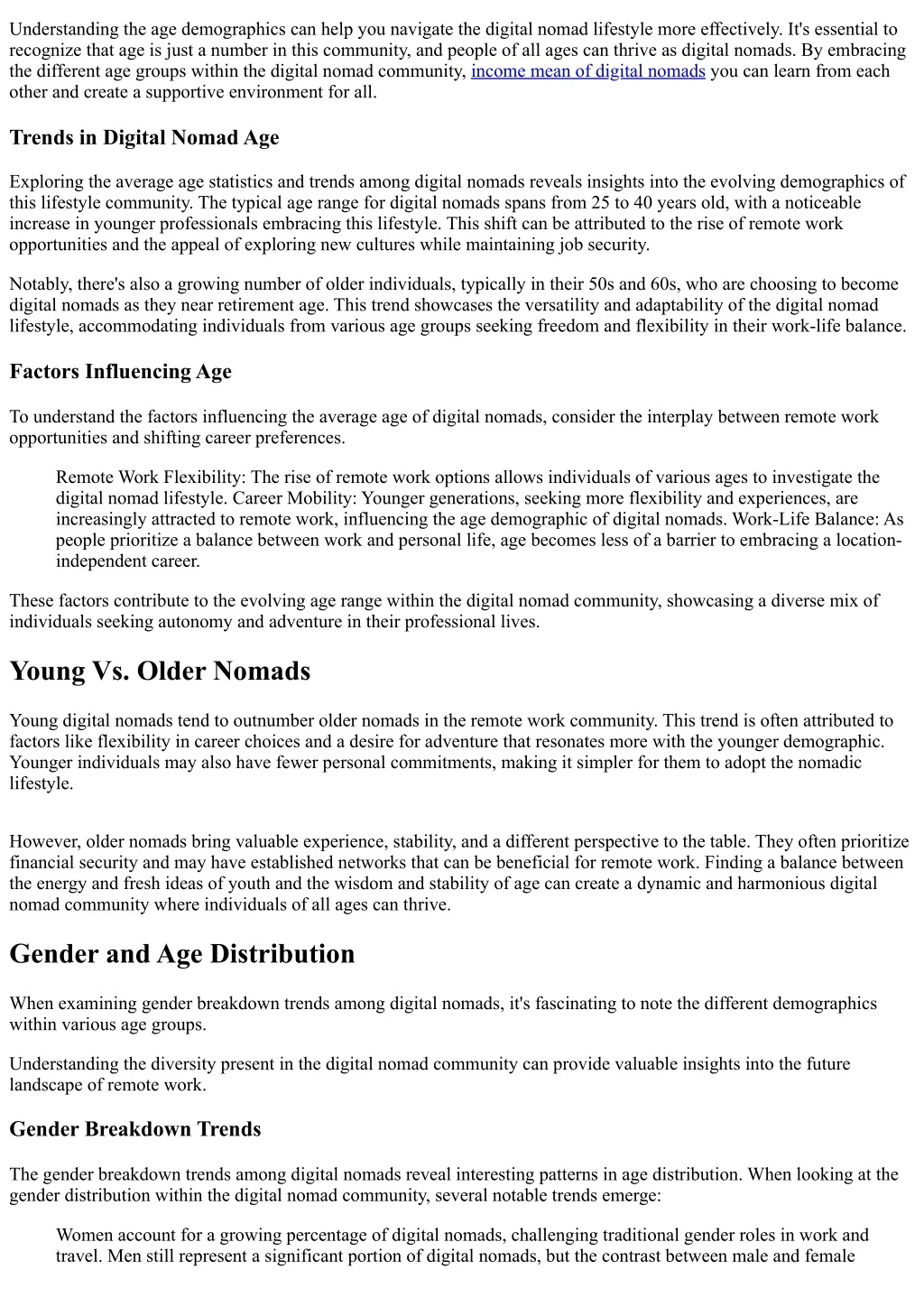 PPT - What Is the Average Age of Those Living the Digital Nomad ...