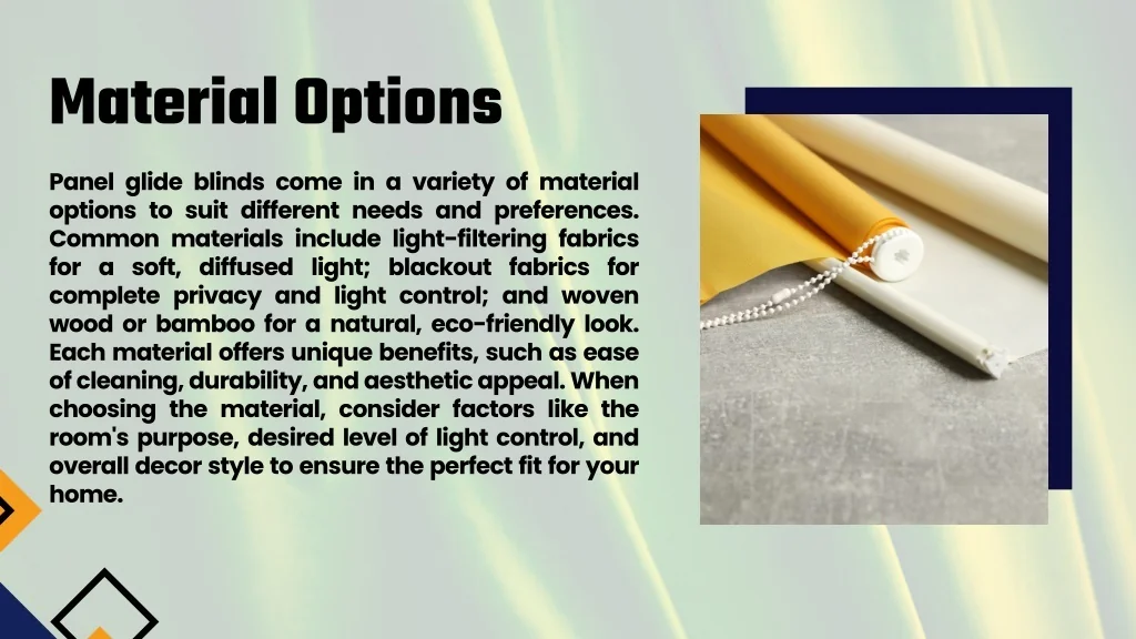 PPT - How to Choose the Perfect Panel Glide Blinds for Your Home ...
