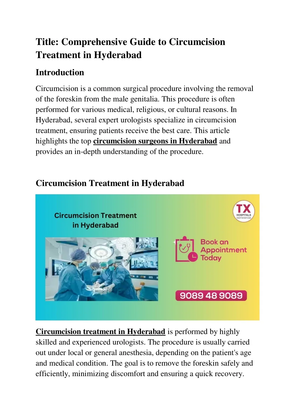 PPT - circumcision treatment in hyderabad PowerPoint Presentation, free download - ID:13361435