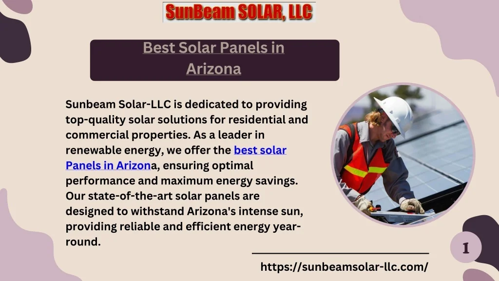 PPT - Maximize Energy Savings with the Best Solar Panels in Arizona ...