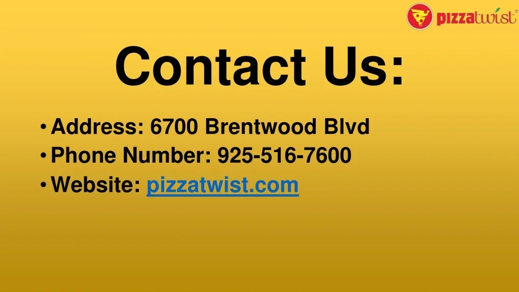 PPT - Best pizza in Artesia at Pizza Twist PowerPoint Presentation ...