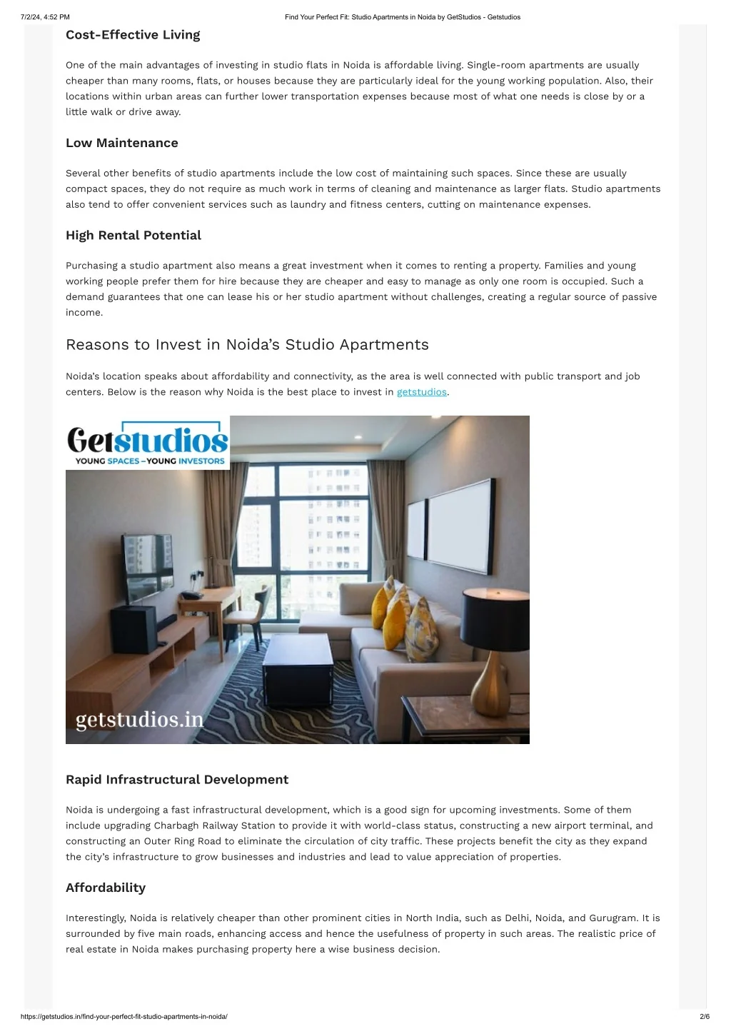 PPT - Luxury Studio Apartments in Noida PowerPoint Presentation, free ...