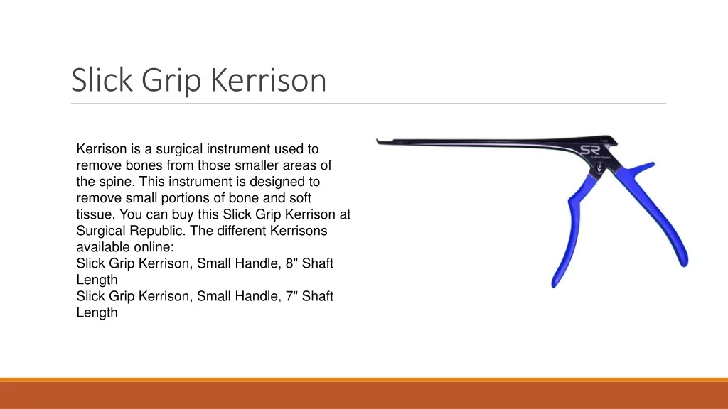 PPT - German stainless steel and titanium surgical Instruments ...