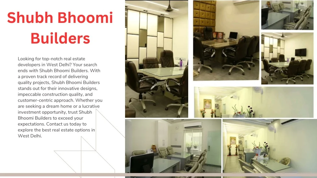 PPT - Best Real Estate Developers In West Delhi Shubh Bhoomi Builders PowerPoint Presentation ...