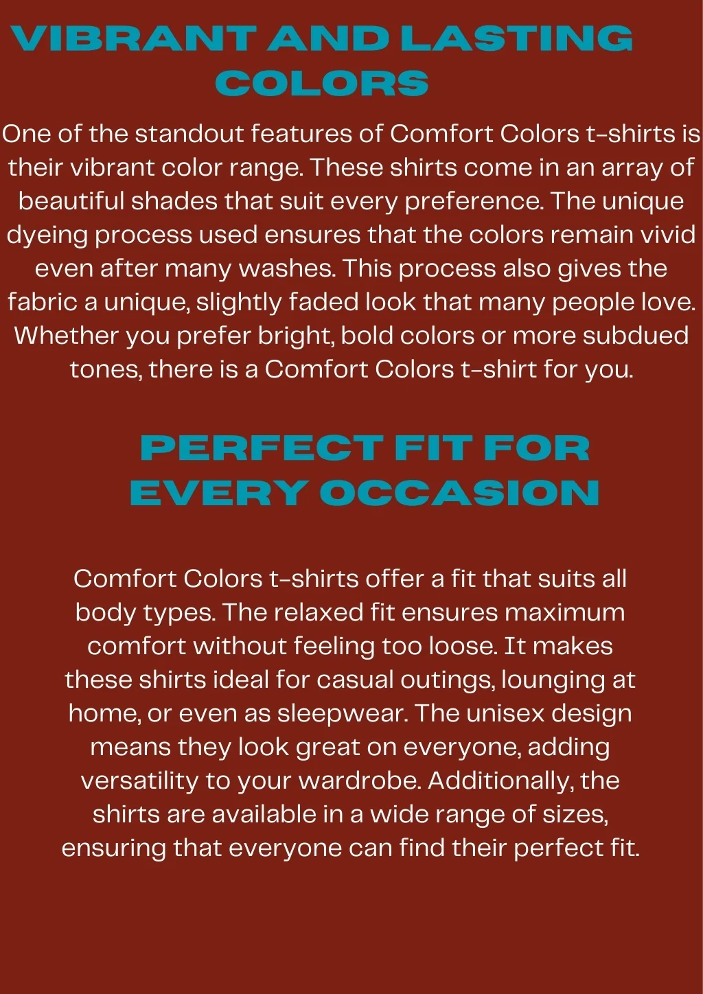 PPT - Stay Stylish and Comfortable with Comfort Colors T-Shirts ...