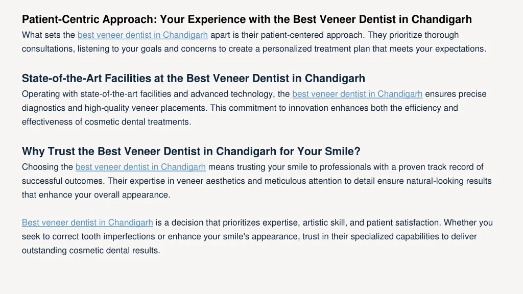 PPT - Best Veneer Dentist in Chandigarh PowerPoint Presentation, free ...
