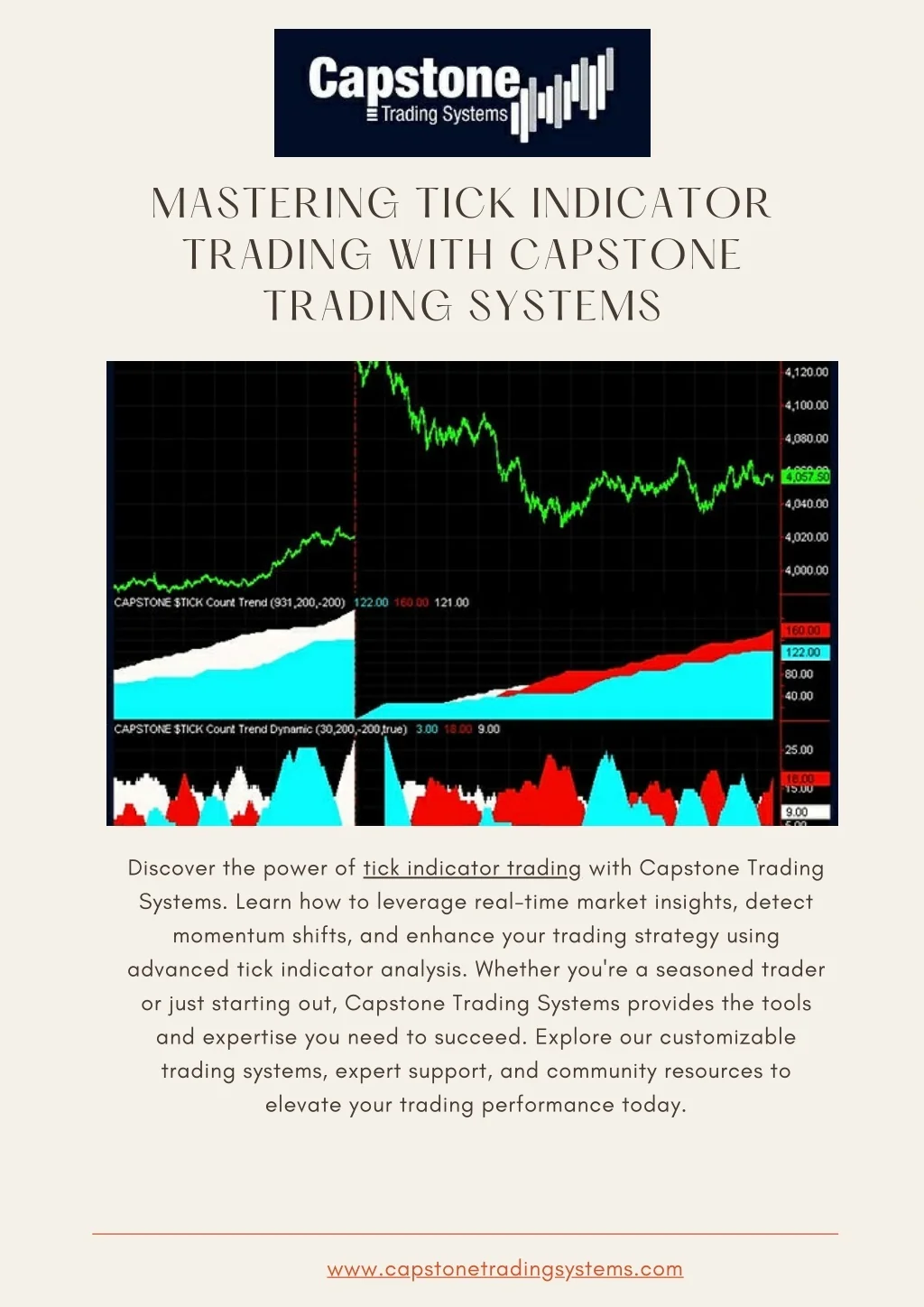 PPT - Mastering Tick Indicator Trading with Capstone Trading Systems ...