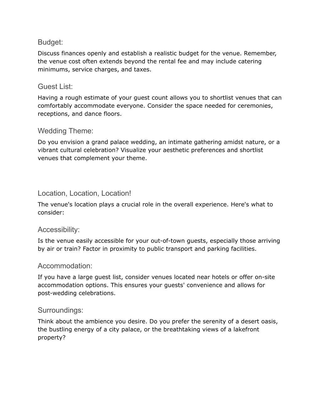 PPT - Some Necessary Guidelines Before You Choose The Best Wedding ...