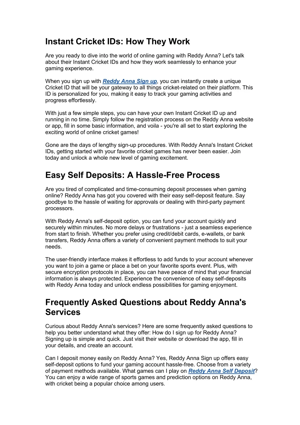PPT - Reddy Anna Instant ID, Easy Login, Quick Deposits PowerPoint ...