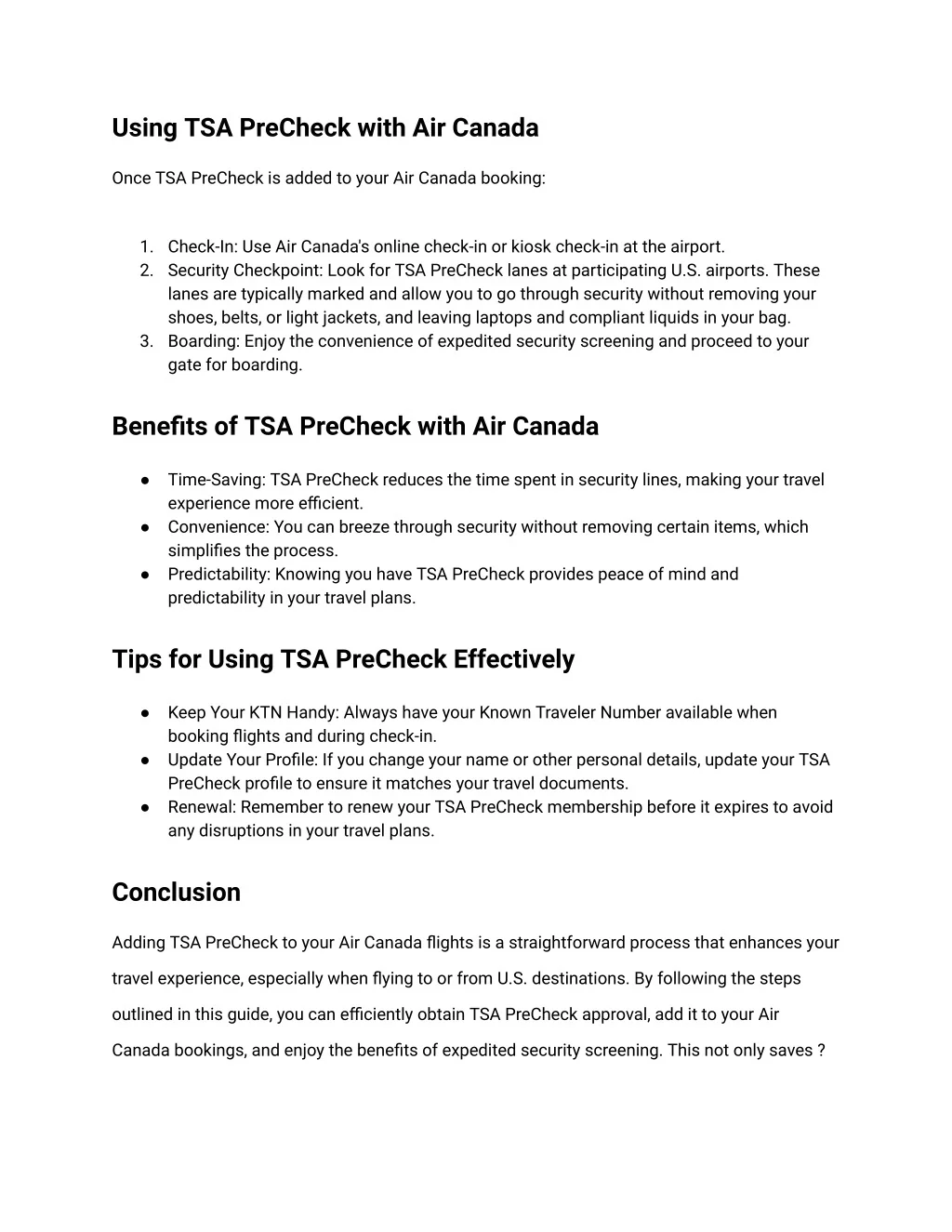 PPT - How Do You Add TSA PreCheck to Air Canada PowerPoint Presentation ...