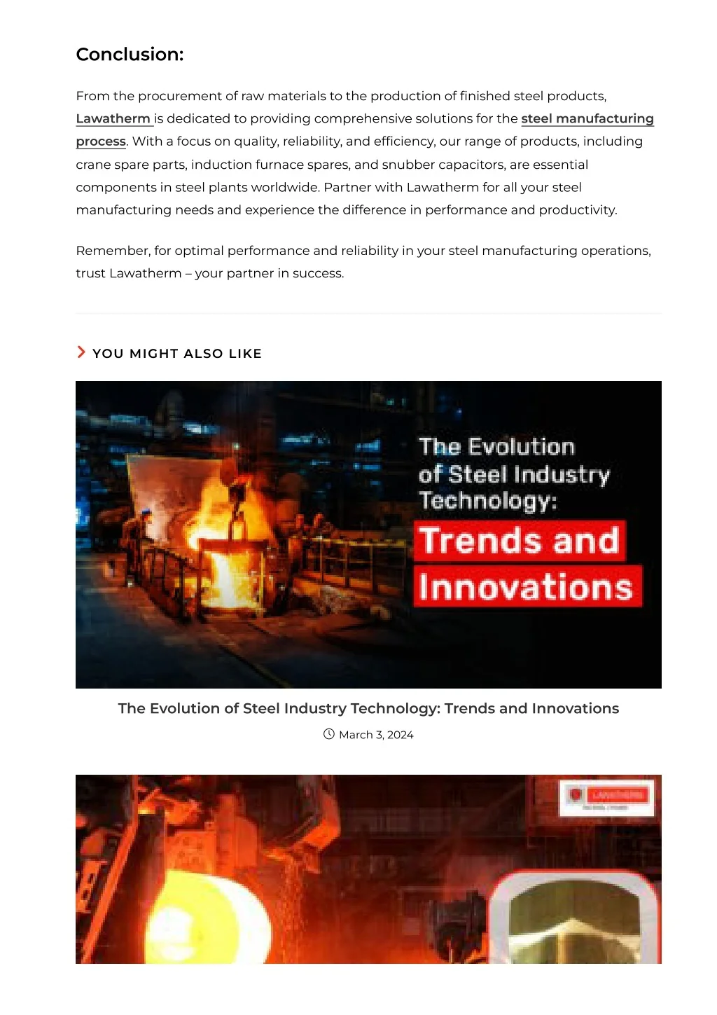 PPT - Lawatherm's Comprehensive Guide to the Steel Manufacturing ...