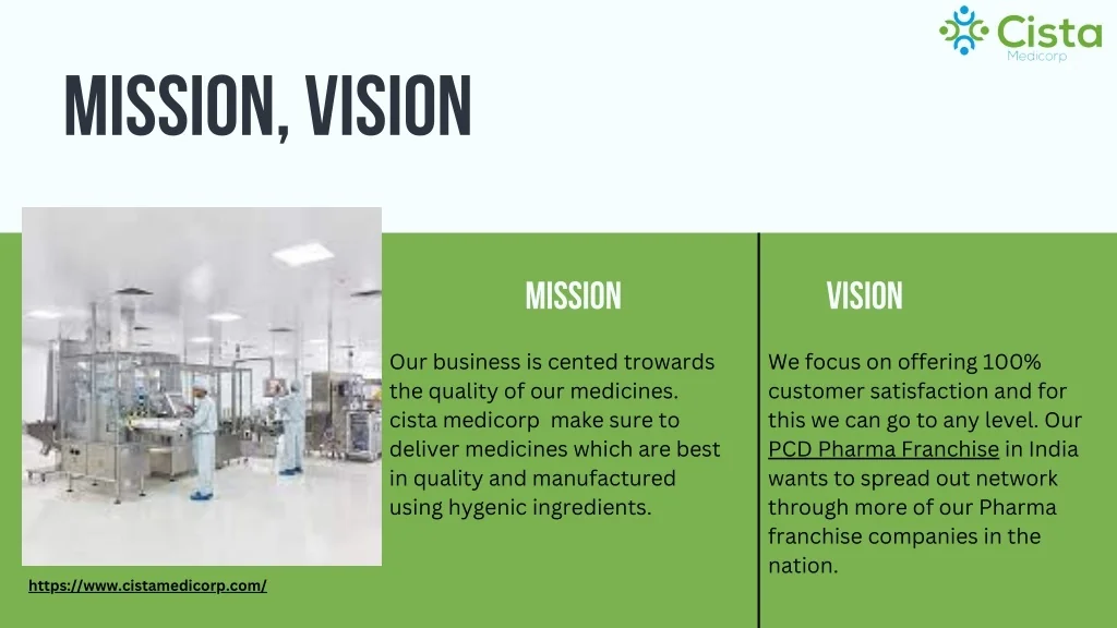 PPT - PCD Pharma franchise- Cista Medicorp PowerPoint Presentation ...